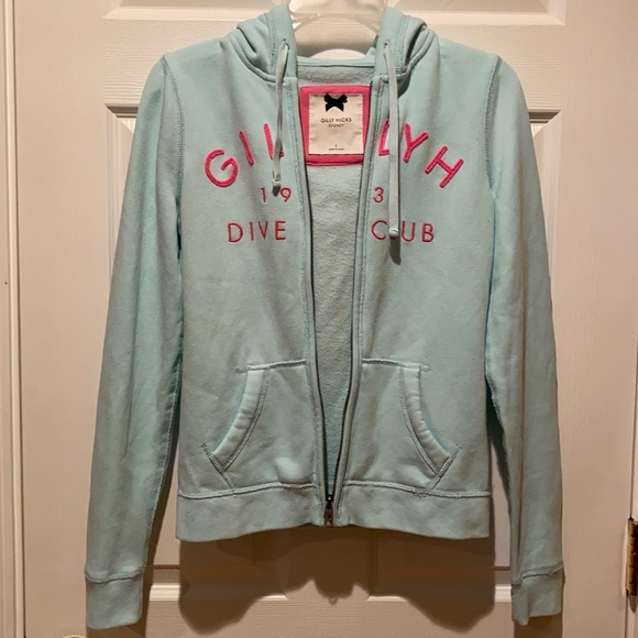 Gilly Hicks | Jackets & Coats | Gilly Hicks Jacket Mint Green Pink Size ...